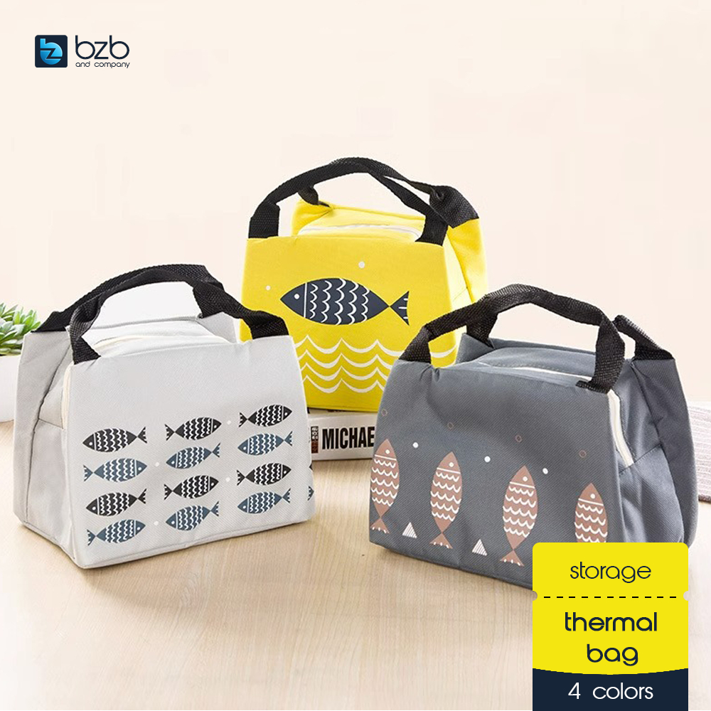 Heat Insulated Thermal Lunch Box Bag Food Container Case Bento Storage ...
