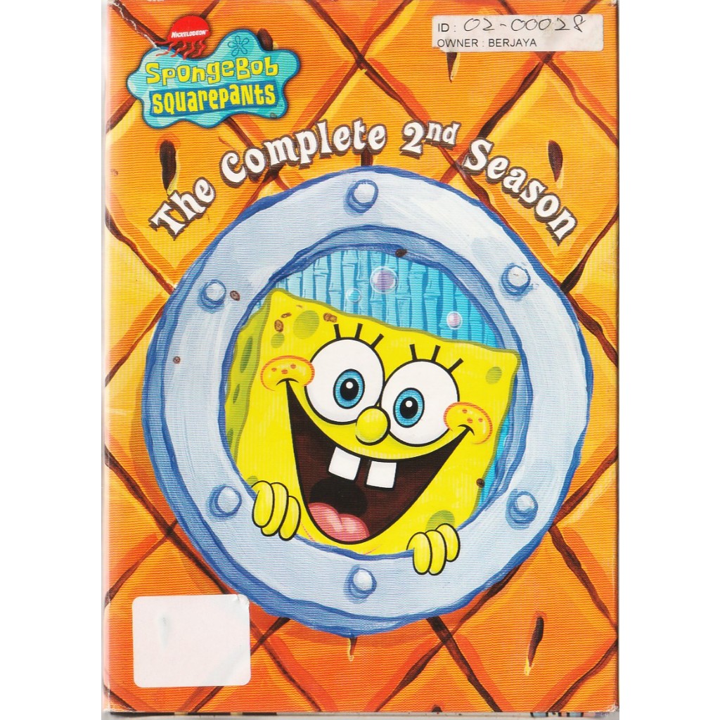 DVD SPONGEBOB SQUAREPANTS : COMPLETE 2ND SEASON ( REGION 1 NTSC PAL DVD ...