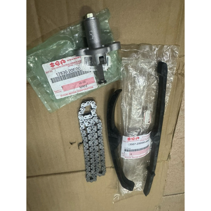Suzuki VS125 VS 125 TIMING chain KIT set timing gear CHIAN TENSIONER ...