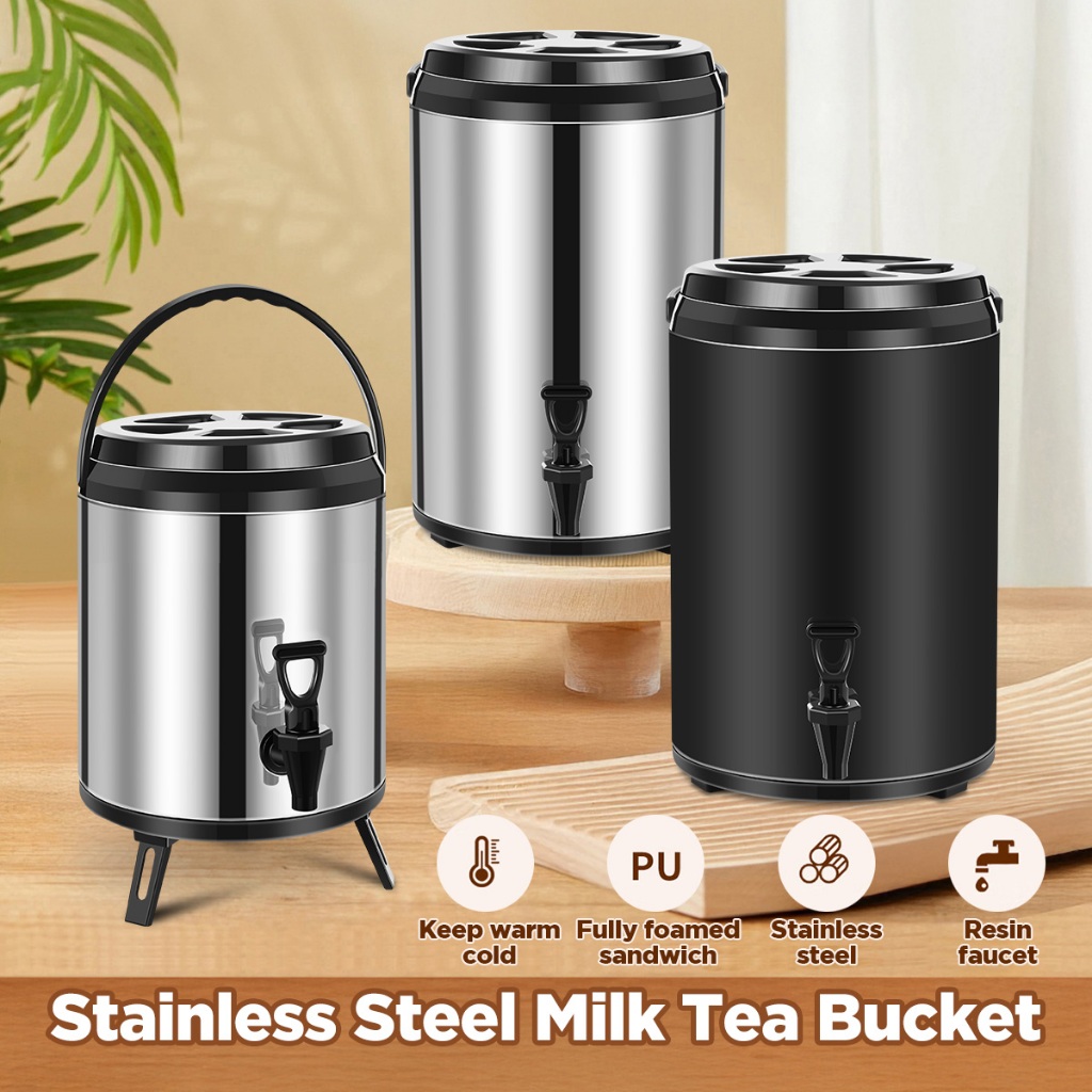 Upgraded thickened 304Stainless Steel Hot Cold Tong Coffee Milk Tea ...