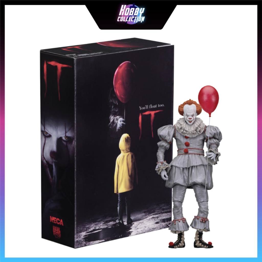 IT Pennywise You'll float too Action Figure KO NECA IT Pennywise Toys Collection | Shopee Singapore
