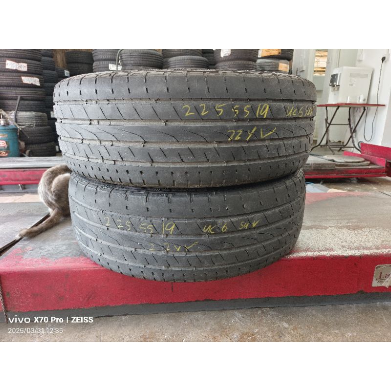 second Tyre 225/55/19 continental uc6 suv 2022 year (2pcs tyre together) | Shopee Singapore