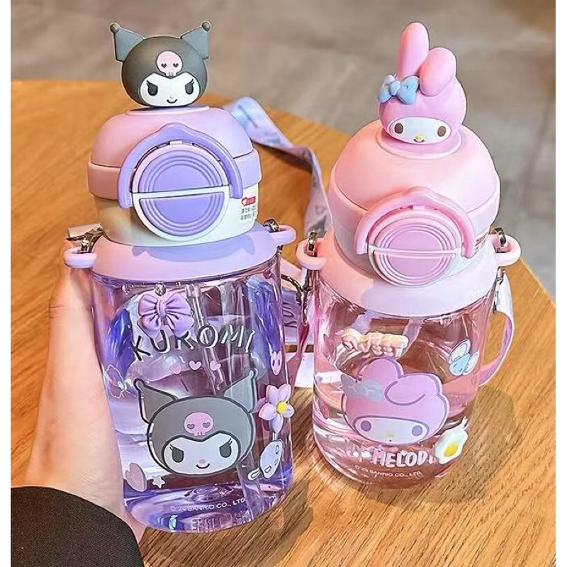 520ml Kuromi Bottle Kids Water Bottle Hello Kitty Melody Cinamoroll Cute Water Bottle Sanrio ...
