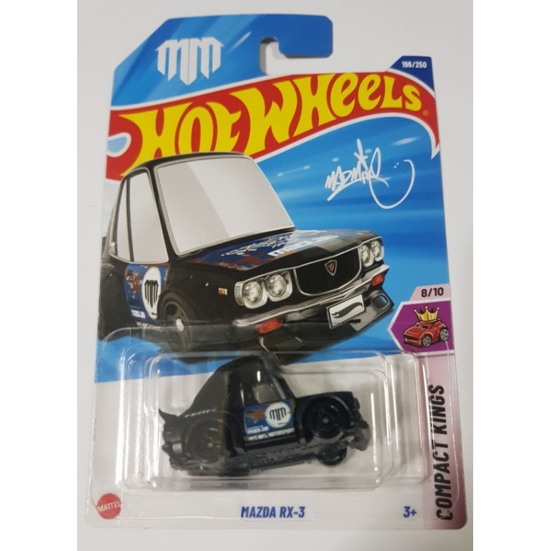 Hotwheels Mazda RX-3 Tooned Black 25K | Shopee Singapore