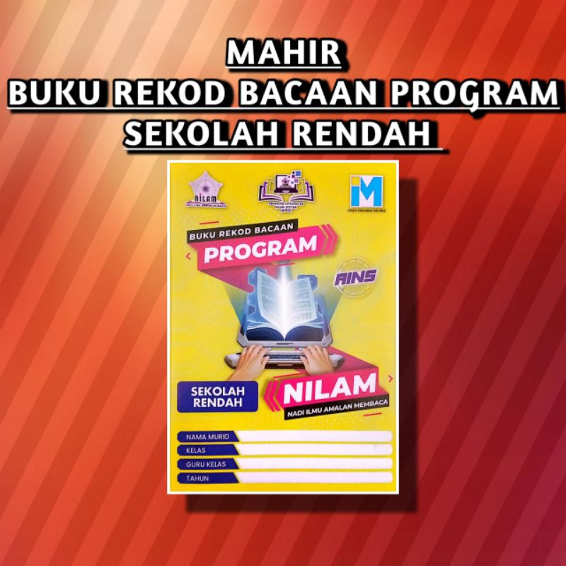 Bilingual Elementary School NILAM program Reading Record Book | Shopee ...