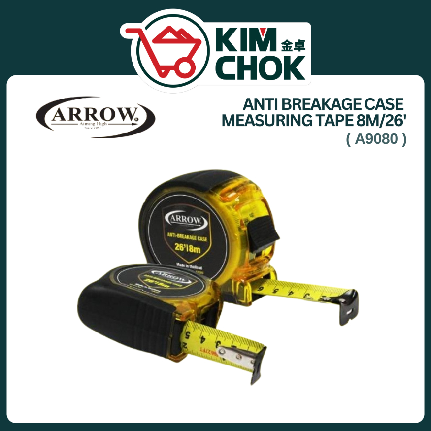 ARROW Anti Breakage Case Measuring Tape 8m ( A9080 ) | High Quality ...
