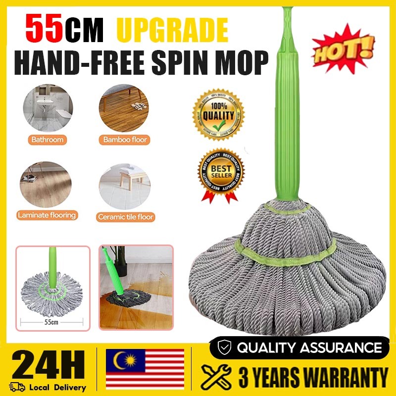 Spot 2 in 1 Hand-Free Spin Mop Cleansing Mopping Self Twisting Mop ...