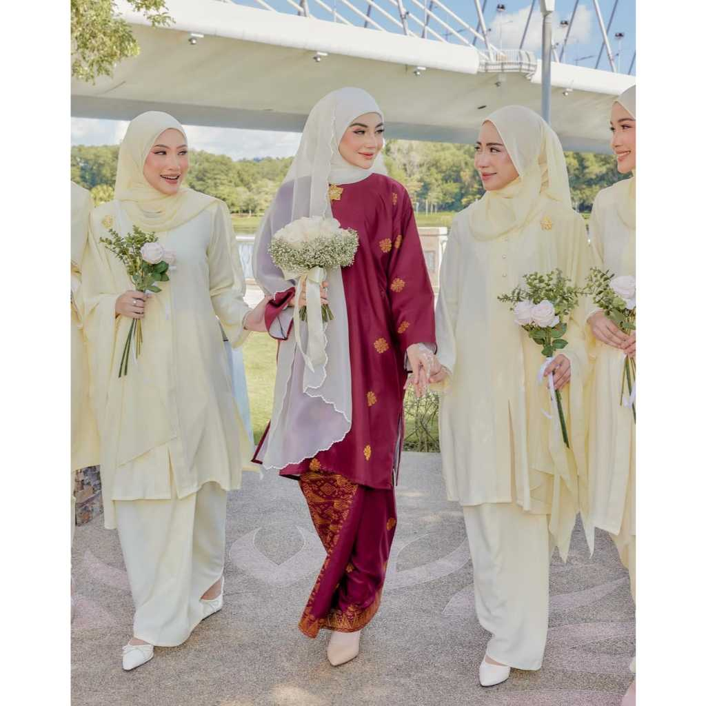 XS-XL Baju Kurung Classic |Baju kurung songket Traditional | cotton 100 ...