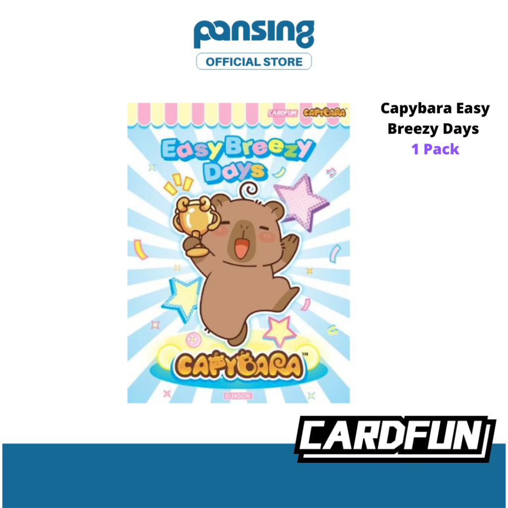 CARDFUN Capybara Easy Breezy Days Blind Box Single Pack | Cute Trading ...