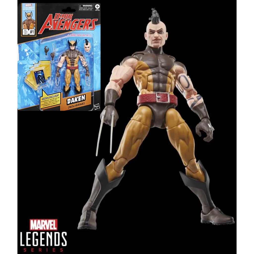 Marvel Legends Hasbro Daken (Wolverine), Dark Avengers Collectible 6 ...
