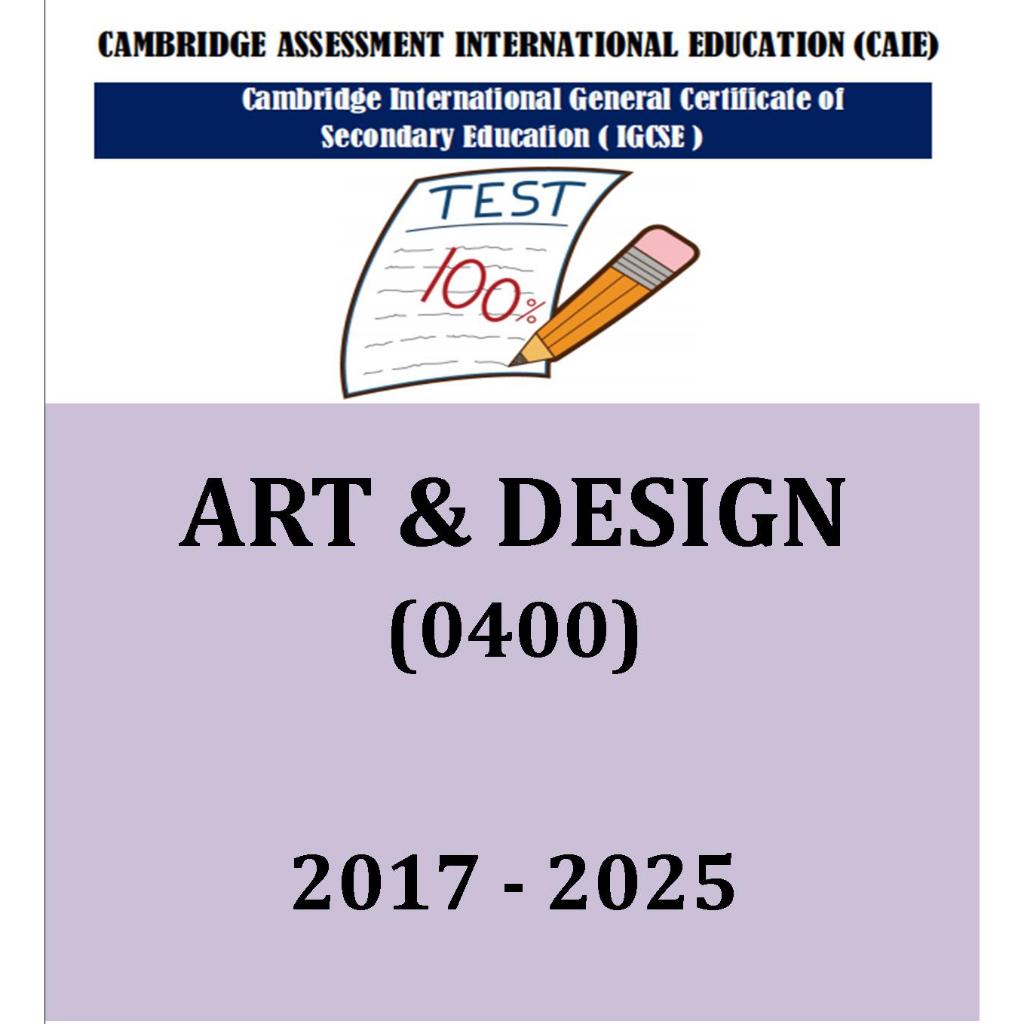 Igcse Past Exam papers Art & Design (PAPER 1,2)2017-2025 | Shopee Singapore