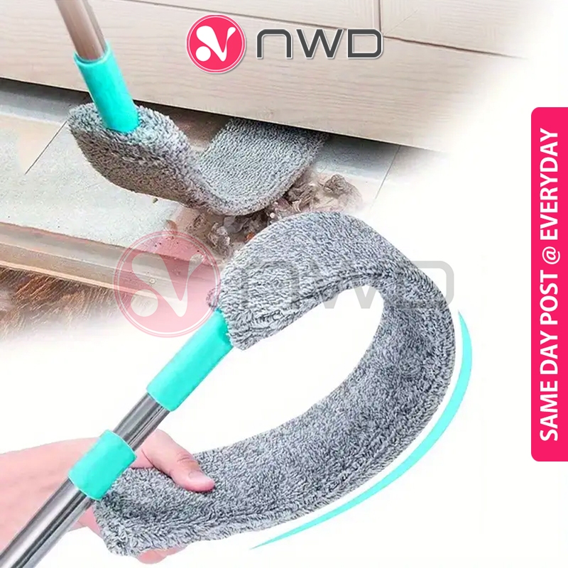 EXTANDABLE REACH 》Microfiber Gap Cleaning Duster Bed Bottom Dust ...