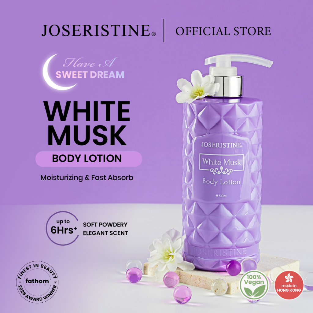JOSERISTINE White Musk Body Lotion (500ml) | Shopee Singapore