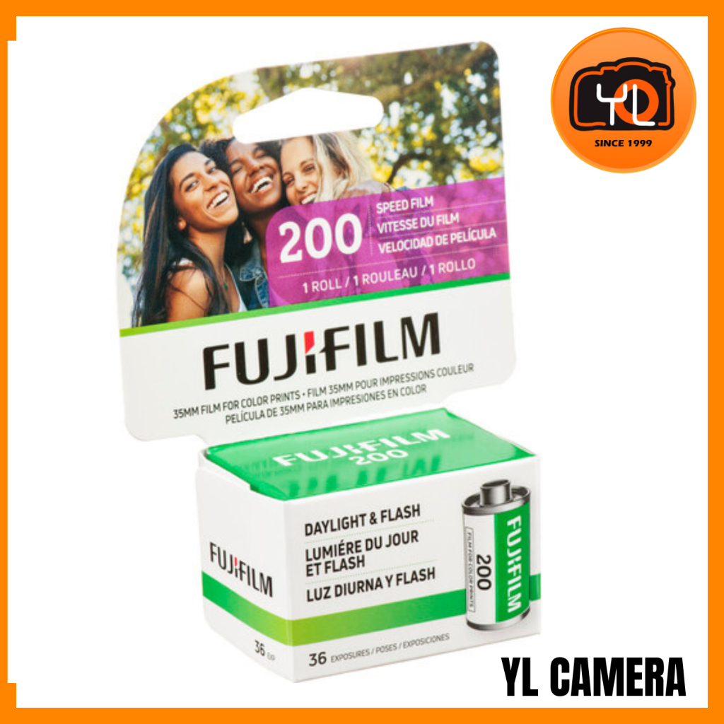 FUJIFILM 200 Color Negative Film (35mm Roll Film, 36 Exposures ...