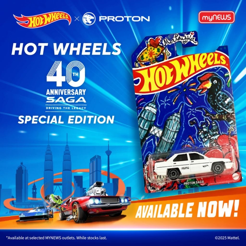 Hot Wheels Proton Saga Burung KLCC putih white Exclusive | Shopee Singapore