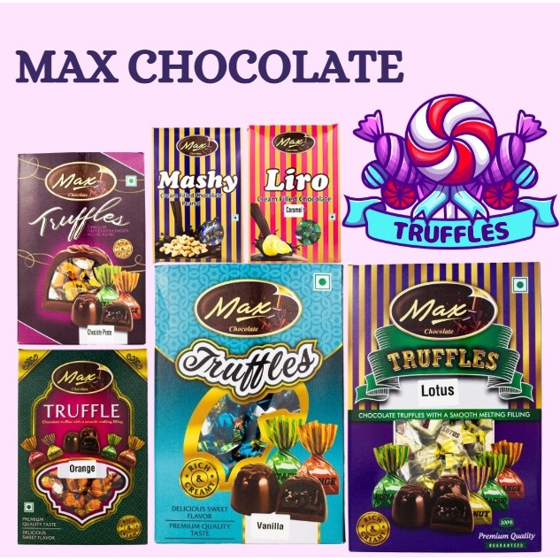 Max Truffles Soft Chocolate Cream Filling by Max Chocolate (200g, 500g ...