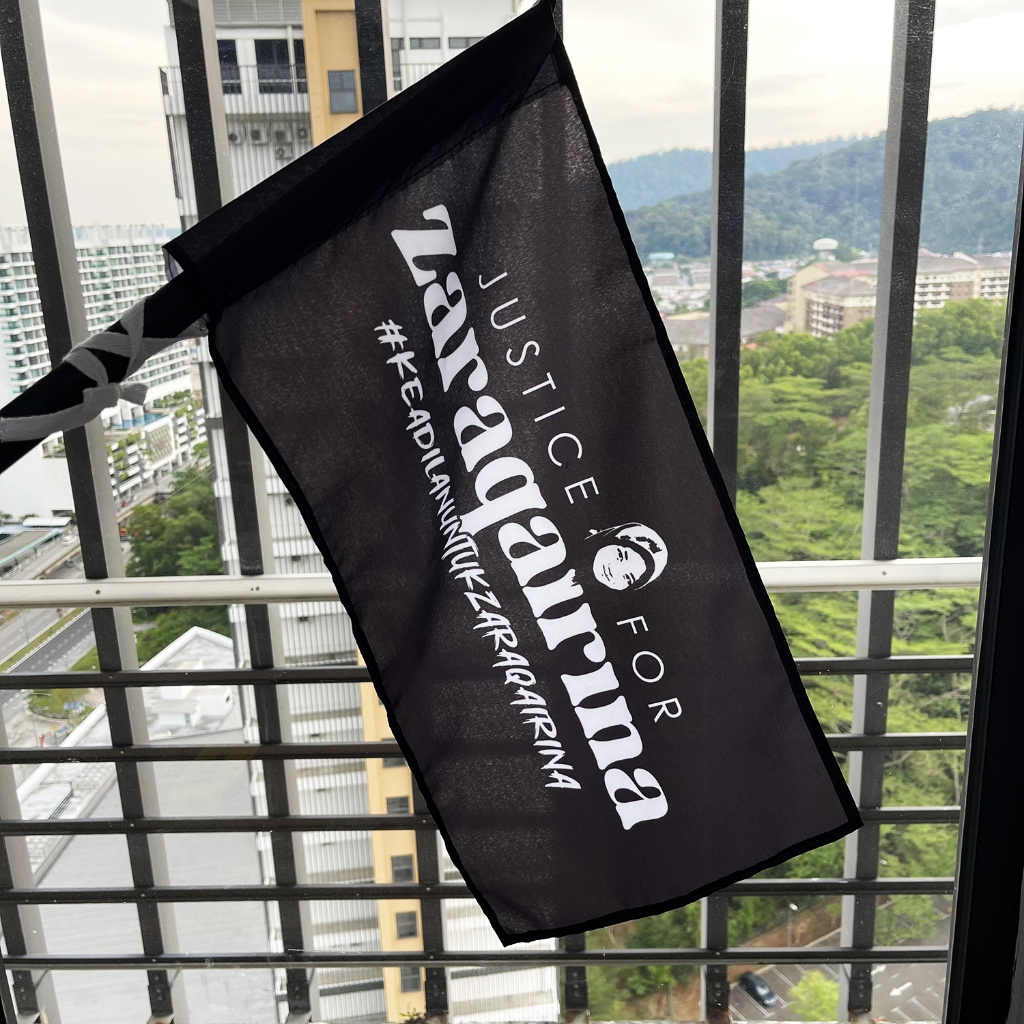 Bendera Flag Justice For Zara JUSTICEFORZARA Slogan | Shopee Singapore