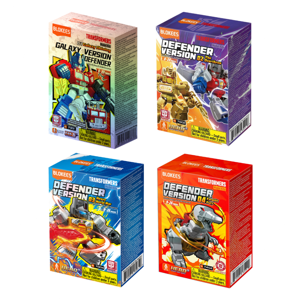 Blokees Transformers Defender Version (3 pcs) | Shopee Singapore