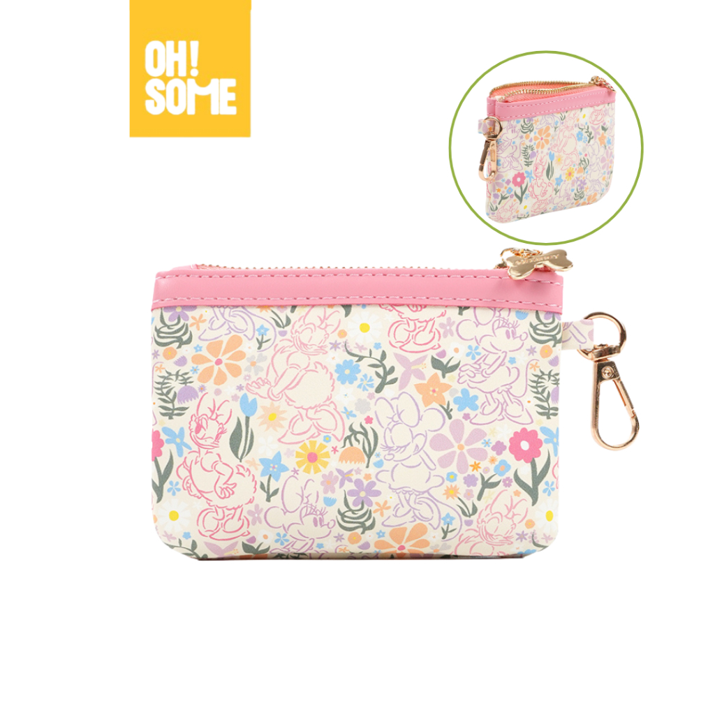 【OHSOME x Disney】- Disney Mickey Mouse Flower Series Coin Purse/ Coin ...