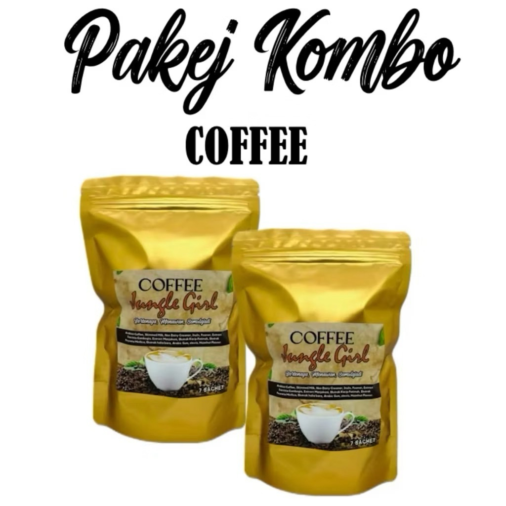 PAKEJ COMBO COFFEE x (2pcs) BY JUNGLE GIRL KOPI JUNGLE GIRL 2 PACK ...