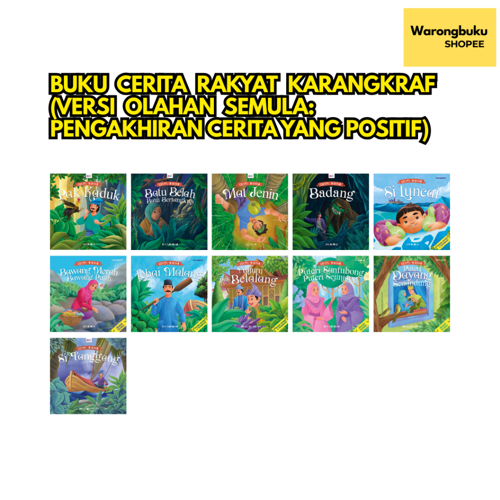 Karangkraf - Folk Story Series (2024) children's story books | Shopee ...