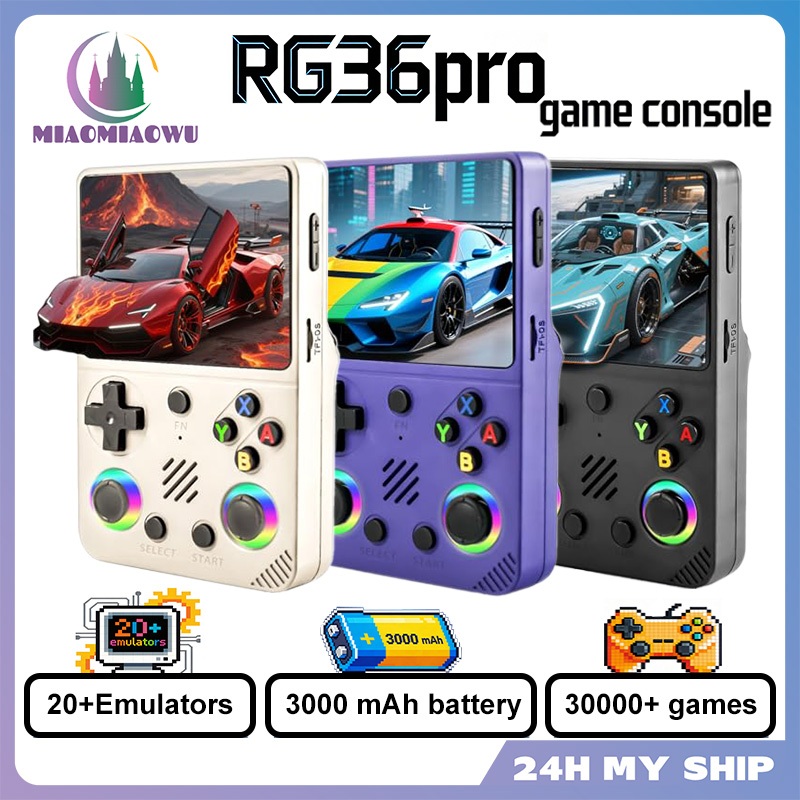 RG36Pro R36S Retro Game Console PSP Handheld Linux System 3.5-Inch IPS ...
