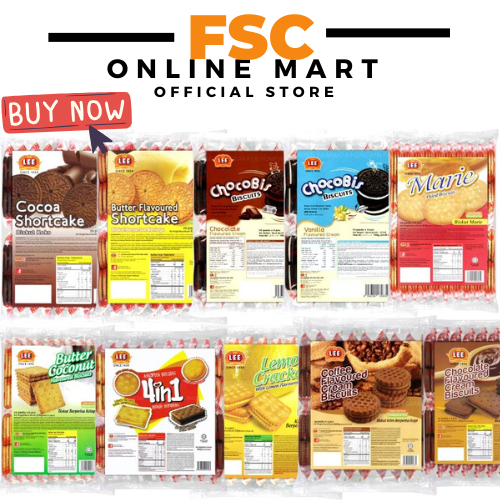 [FSC] Lee Biscuit Ekonomi Pack (ShortCake/Cream/Cracker) 510/810gm ...