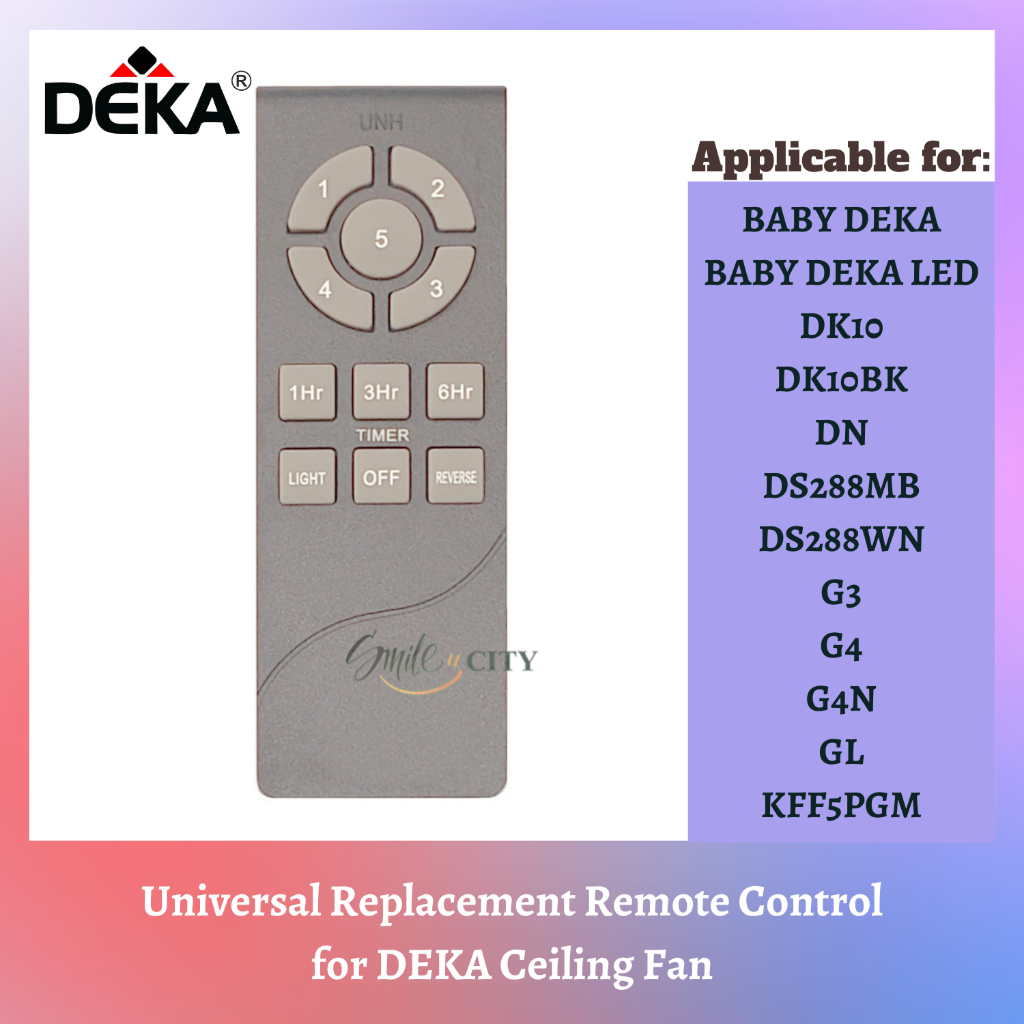 DEKA Replacement Remote Control BABY DEKA BABY DEKA LED DK10 DK10BK DN ...