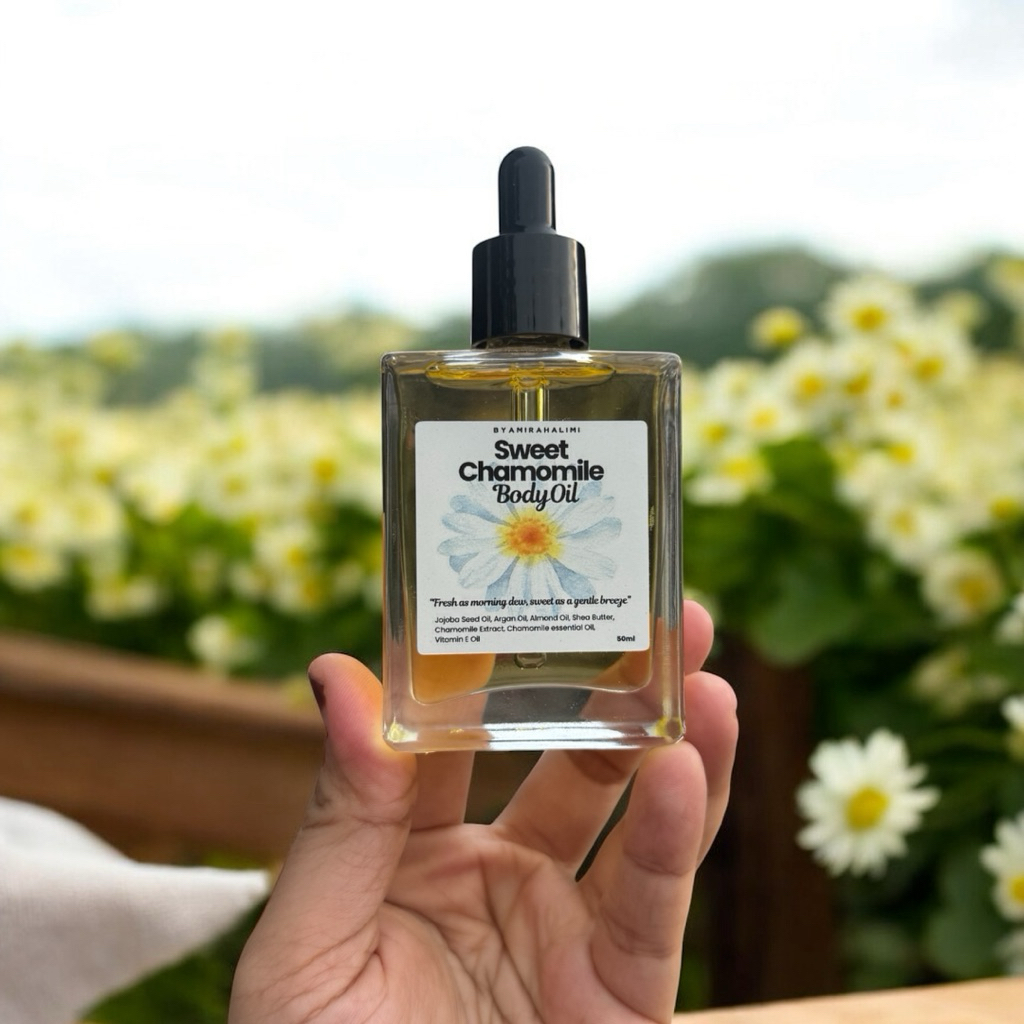 [NEW] SWEET CHAMOMILE BODY OIL (soothes redness, moisturising, glowing ...
