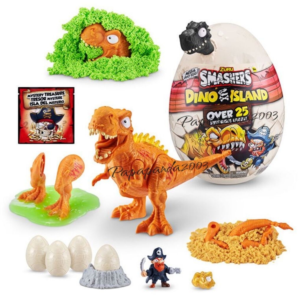 Zuru Smashers Dino Island Mega Dino Egg (Tyrannosaurus Rex) | Shopee ...