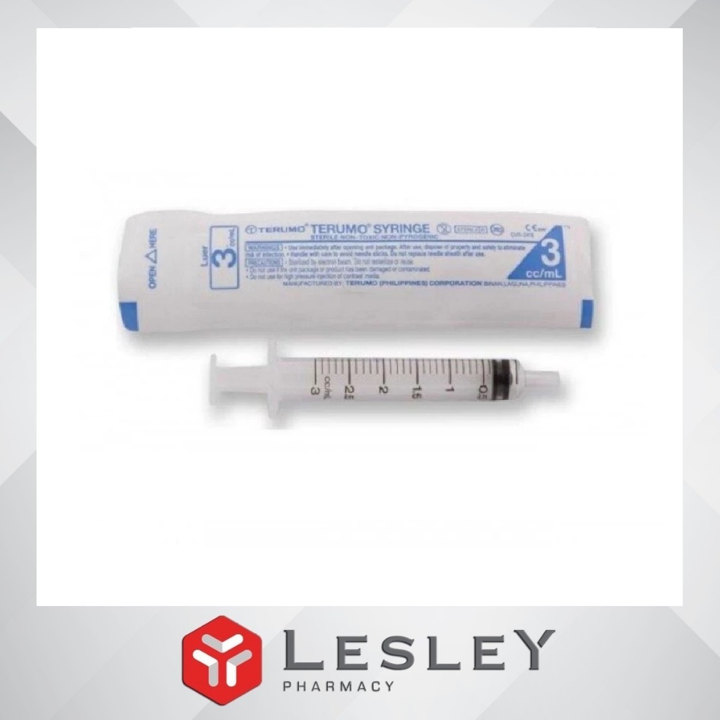 Terumo Syringe Luer Lock 3cc/ml | Shopee Singapore