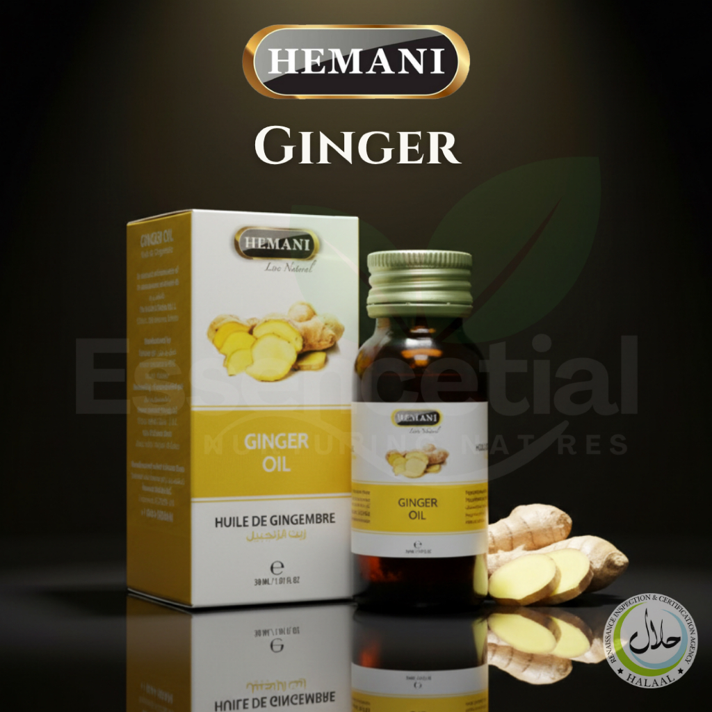 Hemani Ginger Massage Oil 30ml - Minyak Urut Halia Panas Hemani | 100% ...