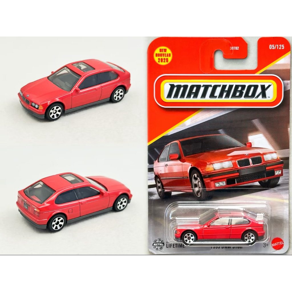 Matchbox Case K 2025 - 1995 BMW 318ti (E36 Compact) (Red) (Merah) (New ...