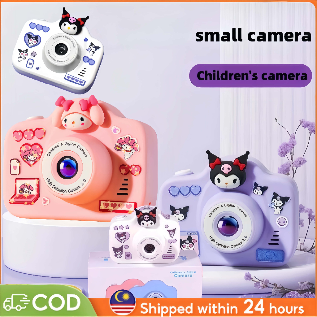 MISSONE丨 Kuromi Mini Kids Camera Cartoon Melody Children Digital Video ...