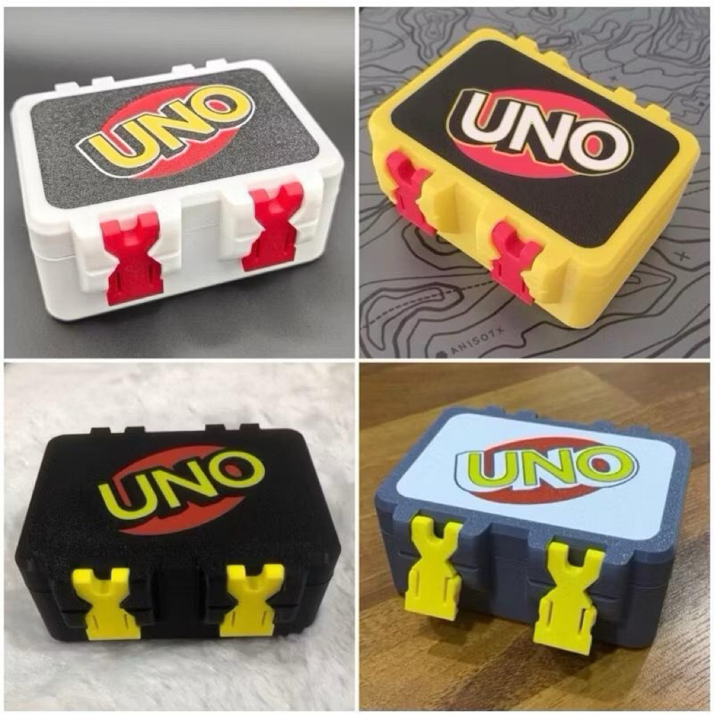 UNO Card Case – Durable Storage Box & Holder for UNO, UNO Flip & No ...
