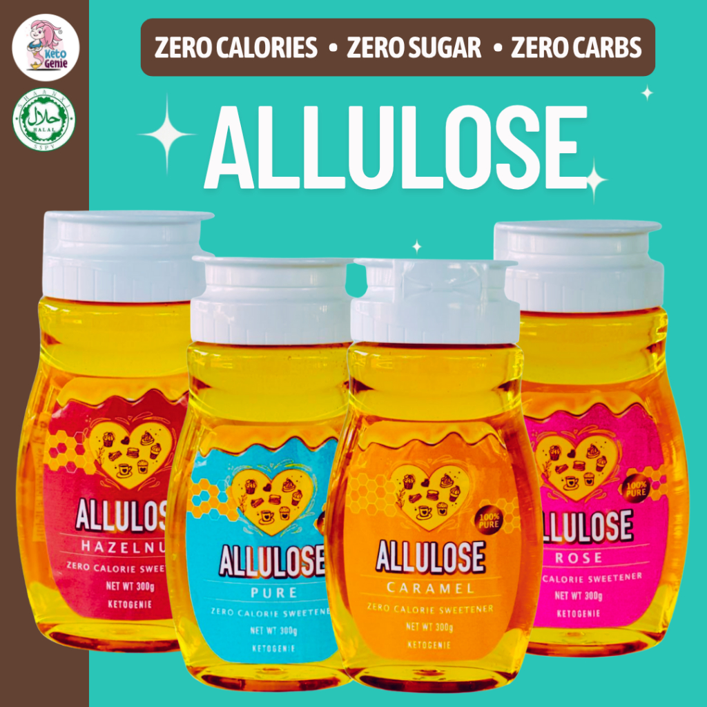 KetoGenie Allulose Syrup 300g I Zero Calorie Sweetener I Keto Diabetic ...
