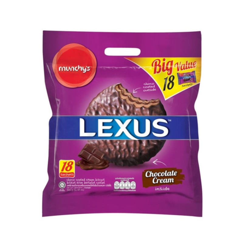 Munchy's Lexus Choco Coated Chocolate 360gm | Shopee Singapore