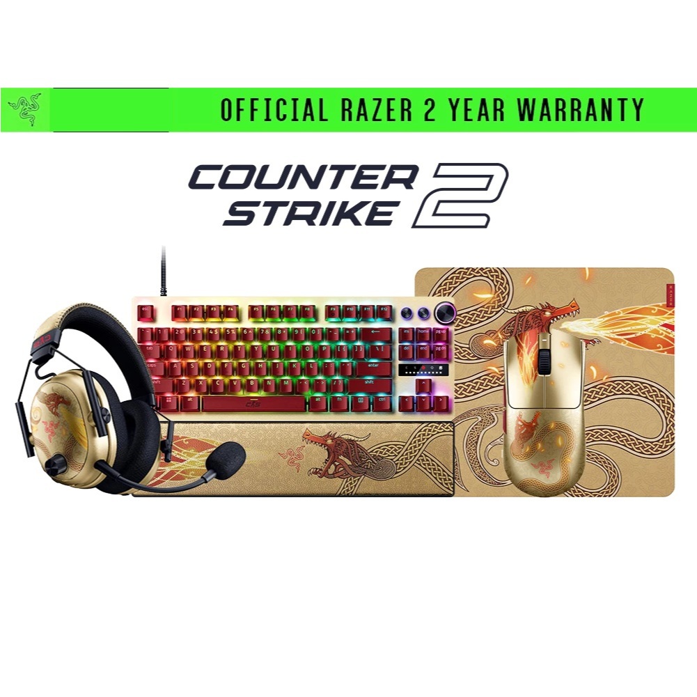 Counter Strike 2 Dragon Lore Edition - Razer Viper V3 Pro / Huntsman V3 ...