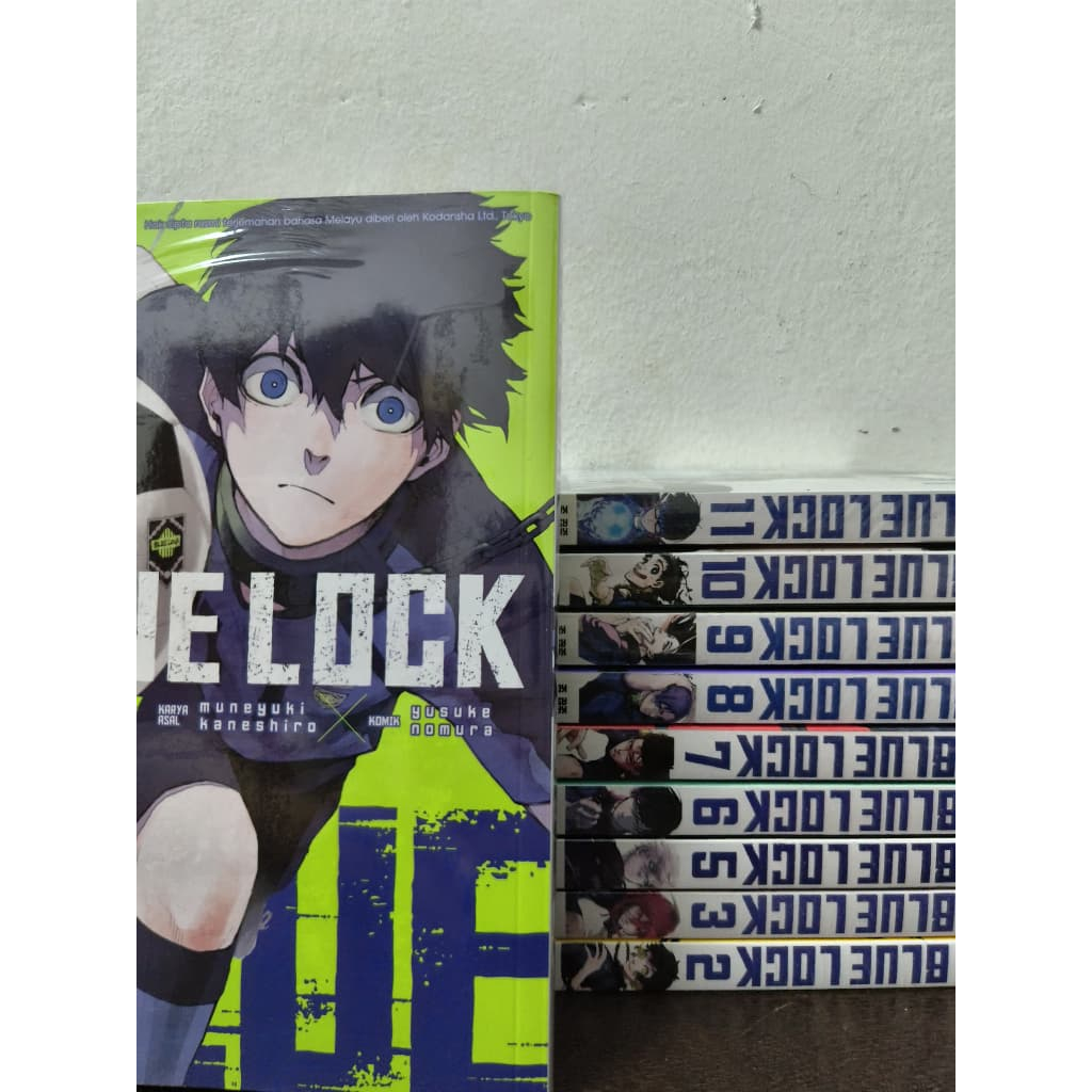 KOMIK / MANGA BLUE LOCK EDISI BAHASA MALAYSIA VOLUME 01 - 21 (SET PENUH ...