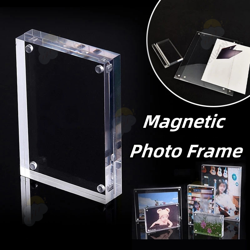 Acrylic Magnetic Photo Frame Clear Acrylic Magnetic Poster Display ...
