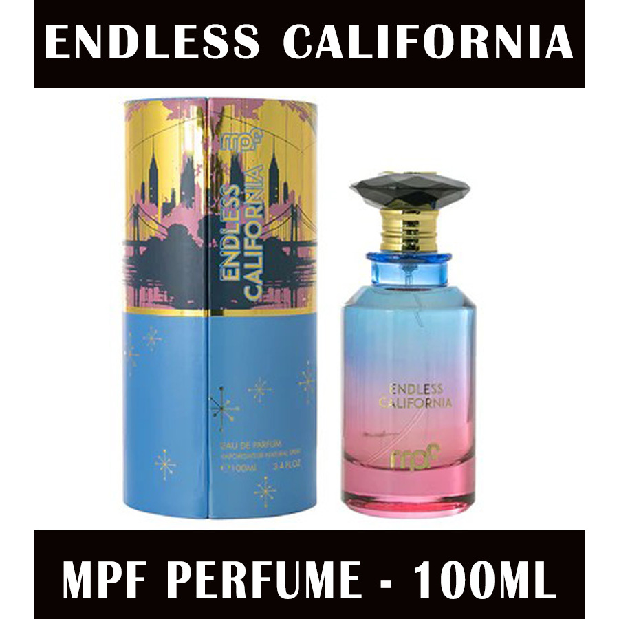 ENDLESS CALIFORNIA by MPF Perfume 100ml Eau De Parfum for Men and Women ...