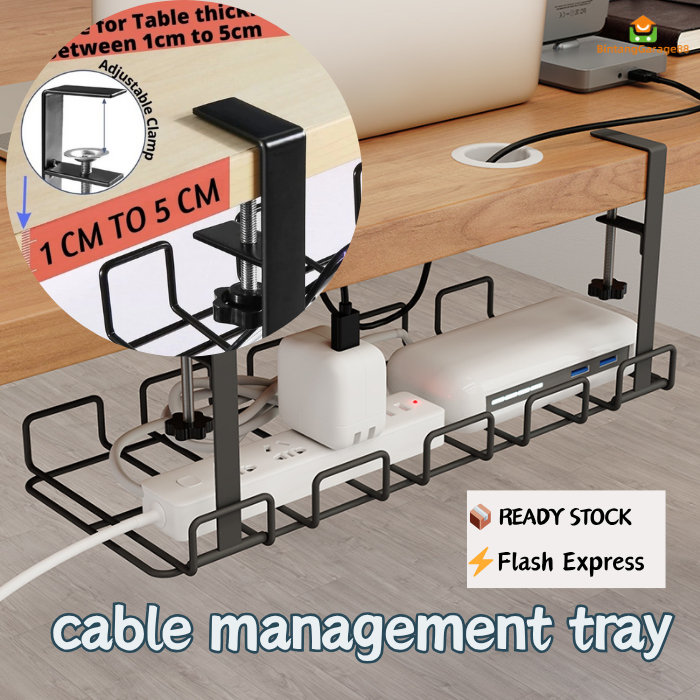 Under Table Cable tray/Cable Management Tray/Under Desk Cable ...