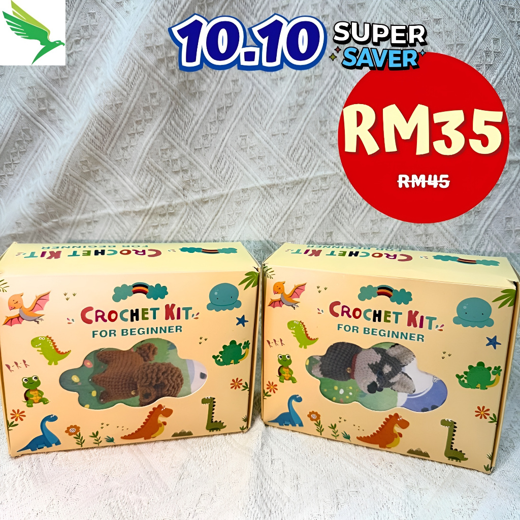 DIY Crochet Box Kit (Big Box Set) (Animal Series) (For Beginners ...