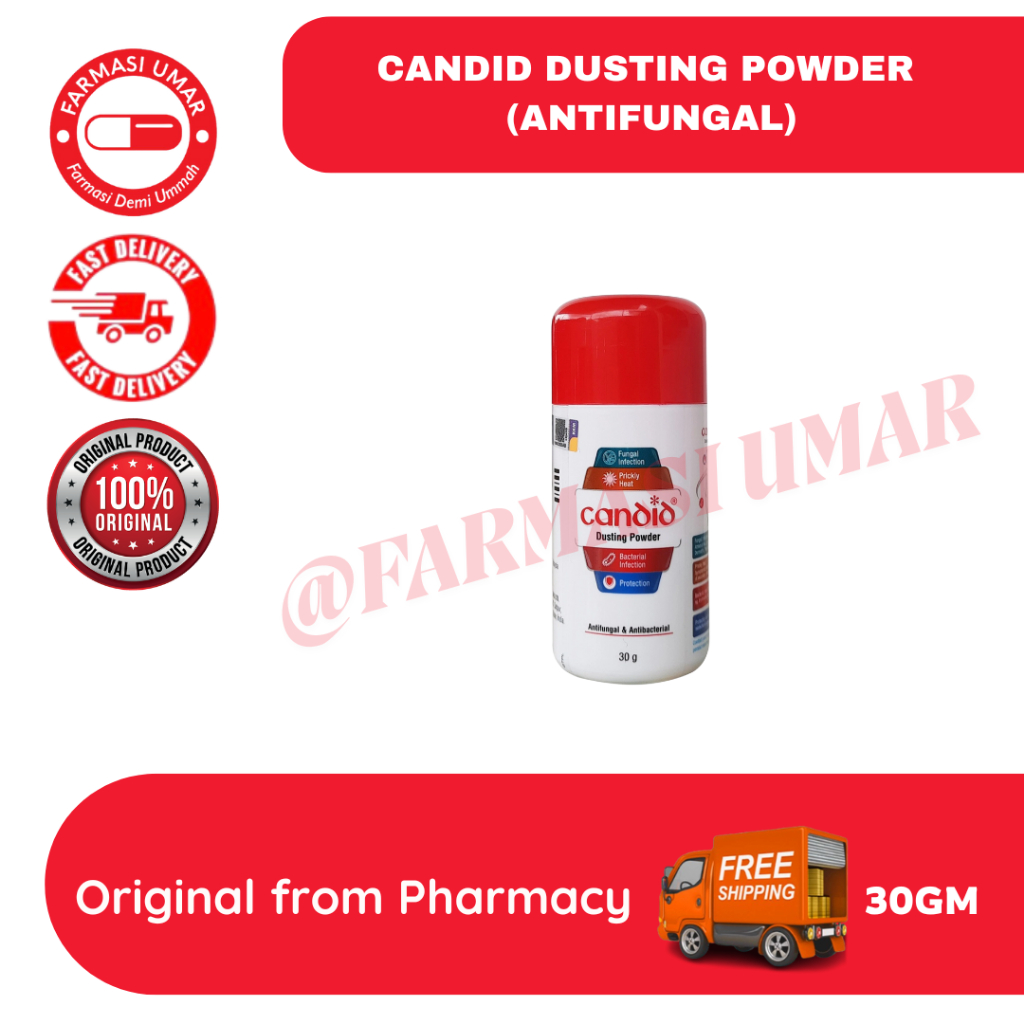 Candid Dusting Powder (Antifungal) 30g | Shopee Singapore