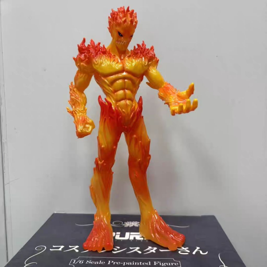 20cm Digimon Adventure Meramon Action Figure GK Statue Model Anime ...