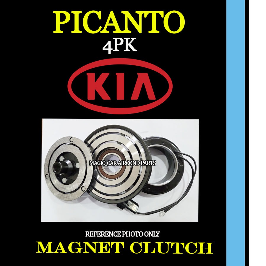 KIA PICANTO 4PK OEM NEW MAGNETIC/ MAGNET CLUTCH (CAR AIRCOND SYSTEM ...