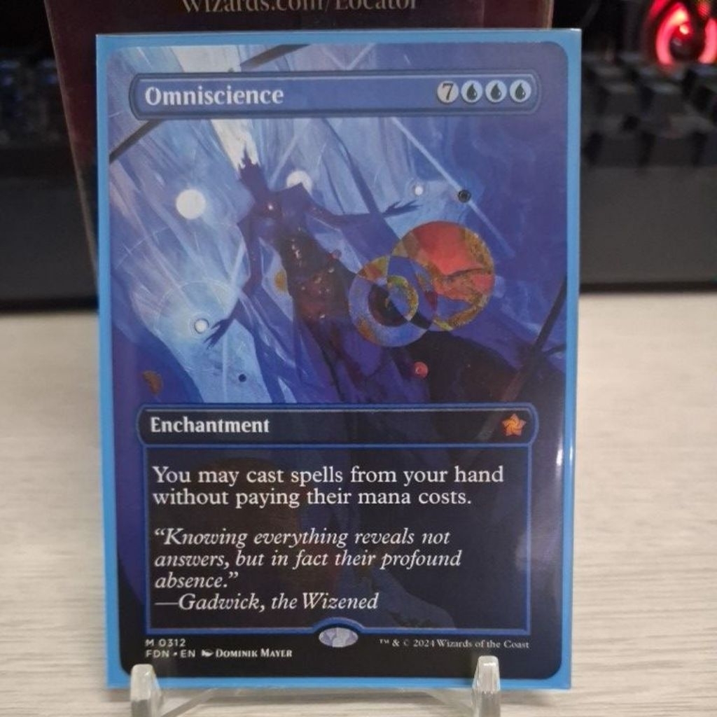 MTG Omniscience Variant (Mythic)(FDN) | Shopee Singapore