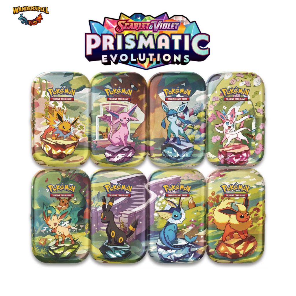 Pokemon SV8.5 Prismatic Evolutions Mini Tins Prismatic Evolutions ...