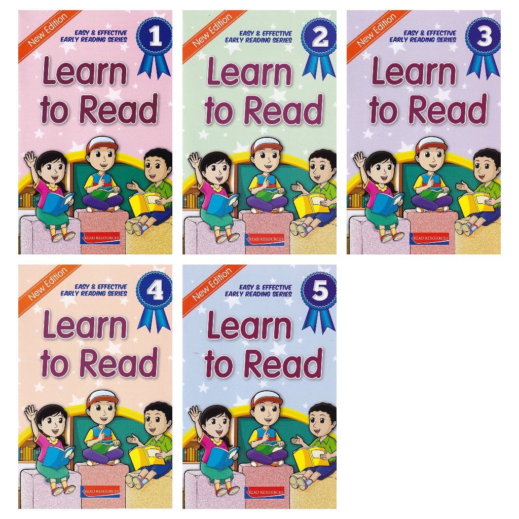 LEARN TO READ BOOK 1-5 SET ( NEW EDITION ) | Shopee Singapore