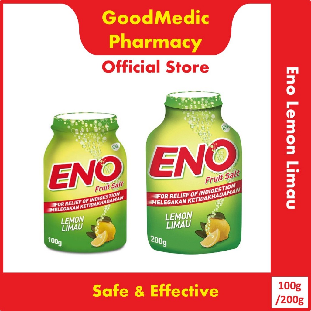 Eno Fruit Salt Lemon Limau (100g/200g) | Shopee Singapore
